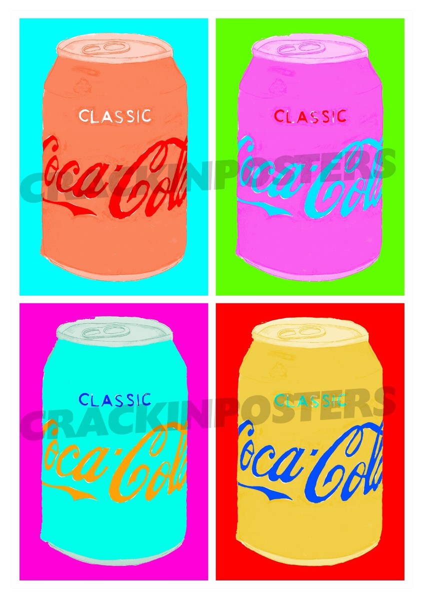 Popart Andy Warhol Coca Cola