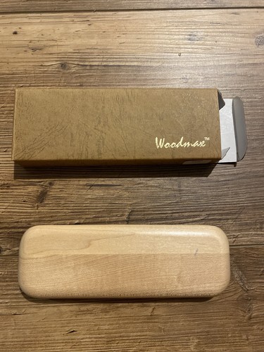 Woodmax MAPLE Pen Pencil Box / Case 6.5" by 2.25" NEW | eBay