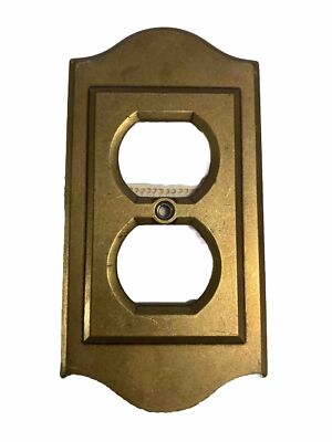 Switch Plates & Outlet Covers - Vintage Brass Outlet Covers