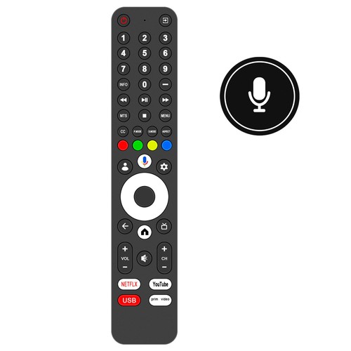 New Voice Replace Remote for TuTu 4K Google TV 24F1 32Q1 43N1 TSG24 ...