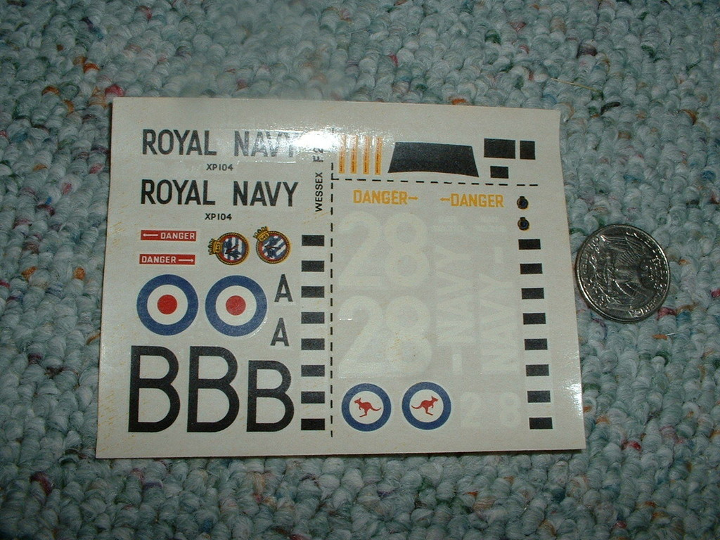 Frog decals 1/72 F247 Westland Wessex D14 | eBay