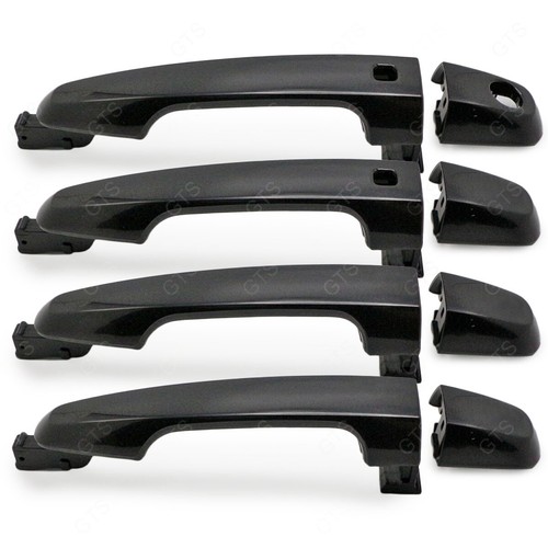 For Mitsubishi L200 Triton 2015 18 Set Black 4 Door Outer Handle Sensor ...