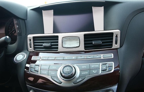 Silver Titanium Middle Air Outlet Vent Cover Trim Fit For Infiniti Q70 ...