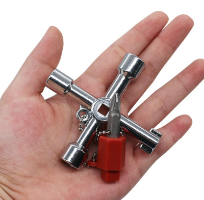 5 In 1 Cross Switch Key Wrench With Accessories Universal Square ...