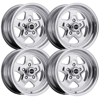 (Set-4) Vision 521H Nitro 15x8 5x5 5x127 27mm Polished Wheels Rims 15 ...