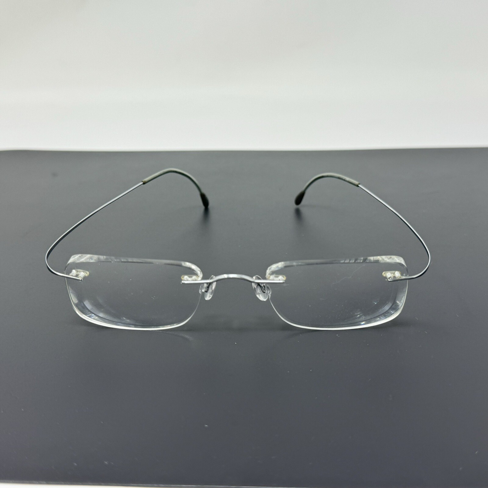 Silhouette Eyeglasses Frame M 7373 /15 Silver Rimless …[] 20 130 | eBay