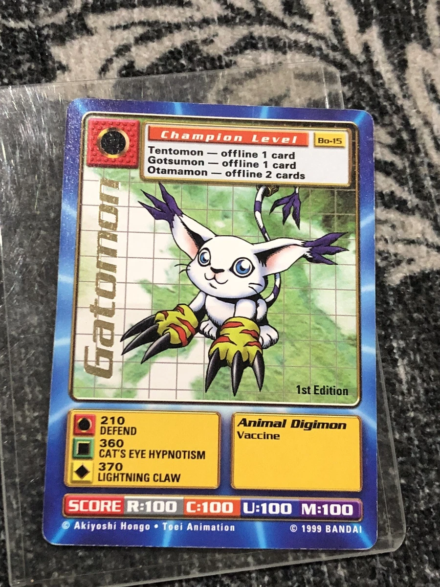 Digimon Gatomon Card