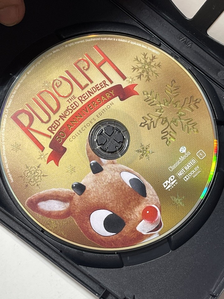 Rudolph the Red Nosed Reindeer DVD 50th Anniversary CHRISTMAS ...