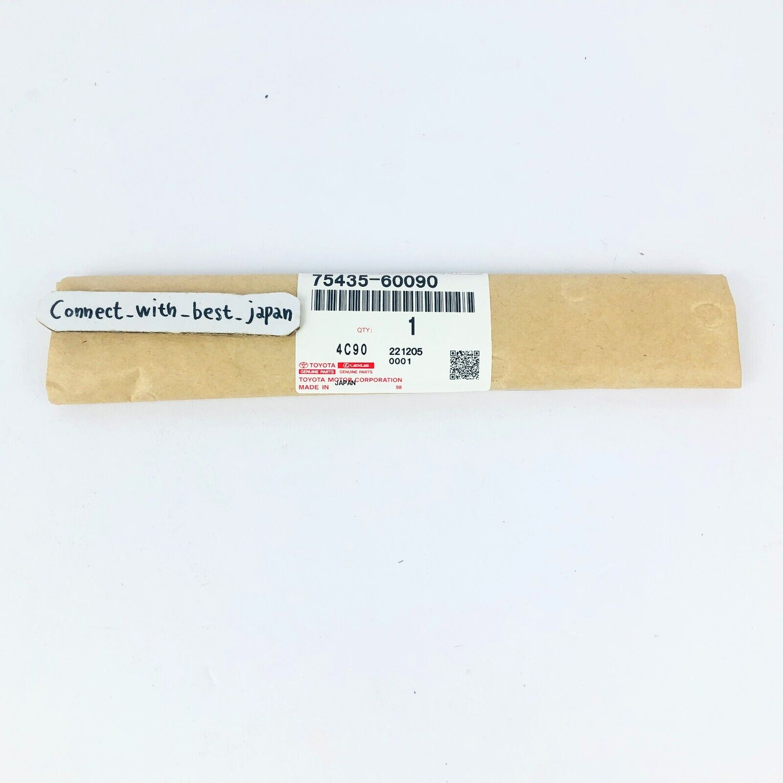 TOYOTA GENUINE Land Cruiser Prado Emblem Back Door Ornamento 75435 ...