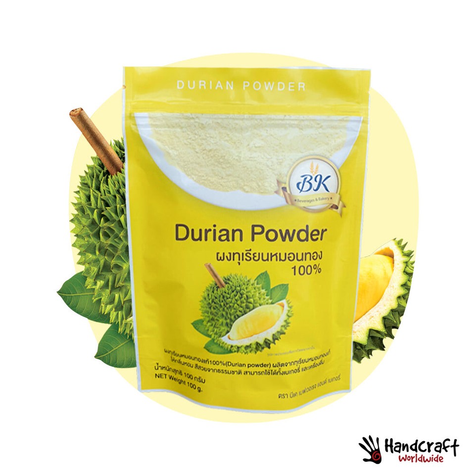 Durian Fruit Powder Making Beverages Bakery Dessert Ice Cream Thai BK ...