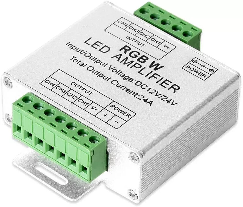 LED RGBW/RGB Amplifier DC5-24V 24A 30A 32A Output for RGBCCT/RGBW/RGB ...