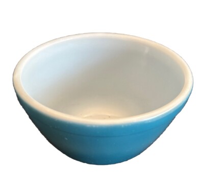Vintage Pyrex Small Bowl Blue Nestling Preowned Mixing Cereal Snacks ...
