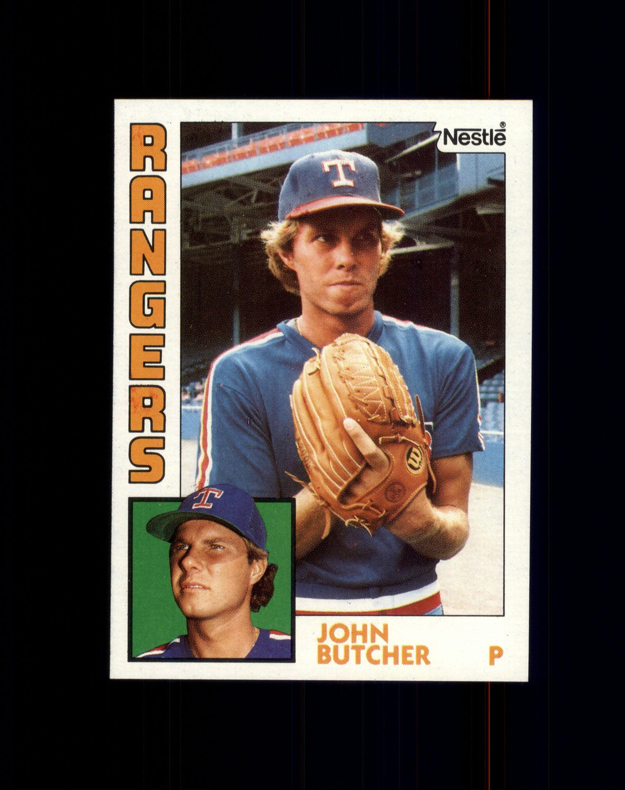 1984 Nestle #299 John Butcher - Texas Rangers NM/MT (A02A) | eBay