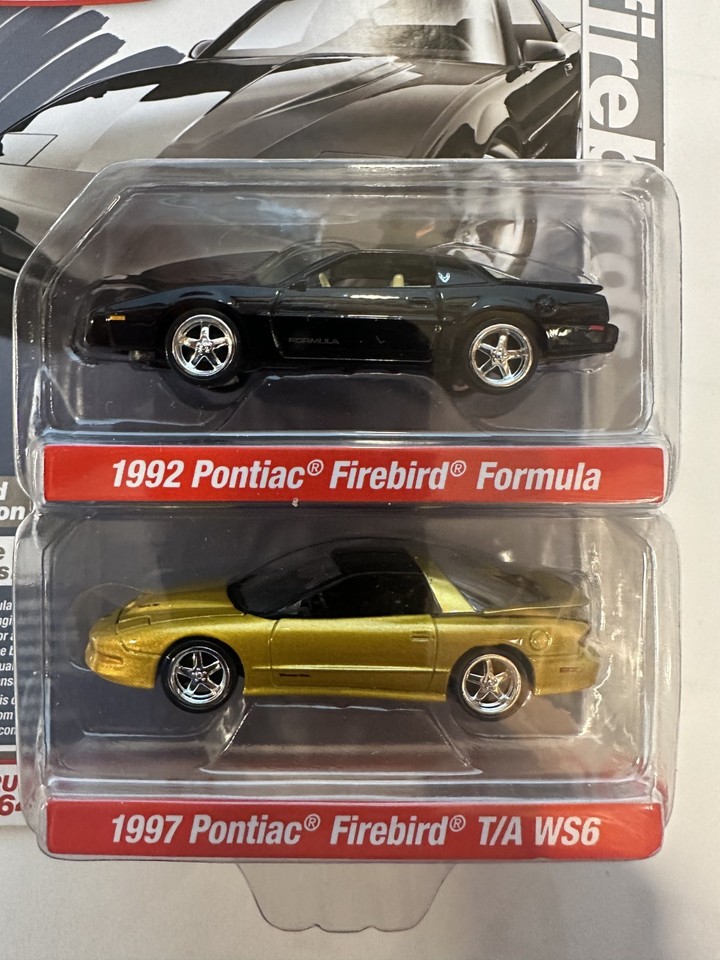 Auto World 2 pack 1/64 - '92 Pontiac Firebird Formula/Pontiac Firebird ...