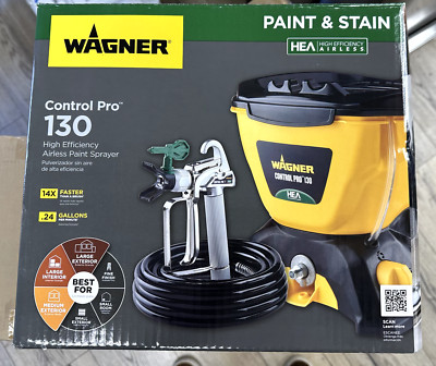 Wagner Control Pro 130 1.5gal Airless Latex Paint Spray Gun 0580678 NEW ...