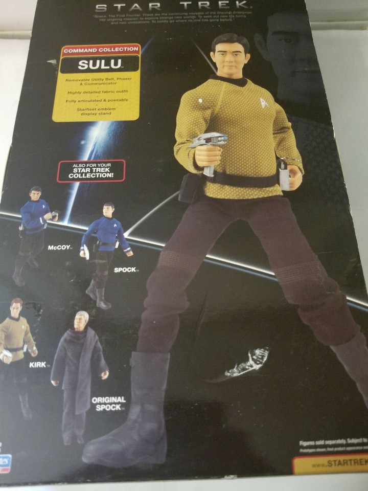 Playmates Toys Hikaru Sulu Star Trek - Command Collection Action Figure ...