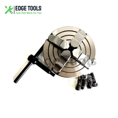 Lathe Chuck 100mm 4 Jaw Independent Chuck Manual Type Metal Chuck 4 Jaw ...