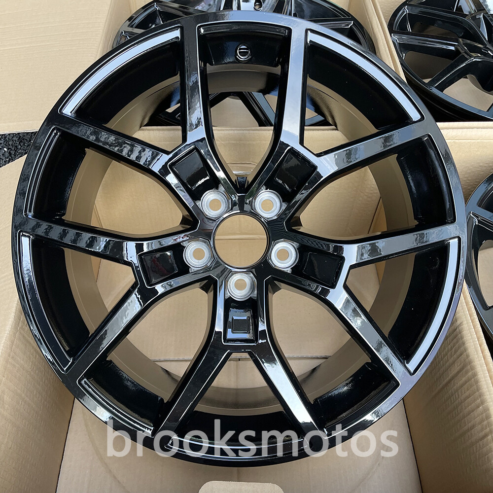 18" GLOSS BLACK STYLE WHEELS RIMS FITS FOT VOLVO V60 S60 POLESTAR XC60 ...