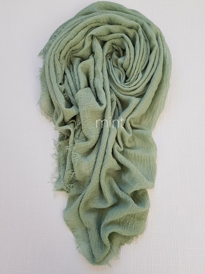 New Style Crimp BUY 5 GET 1 FREE Hijab Scarf Headscarf Crinkle Wrap ...