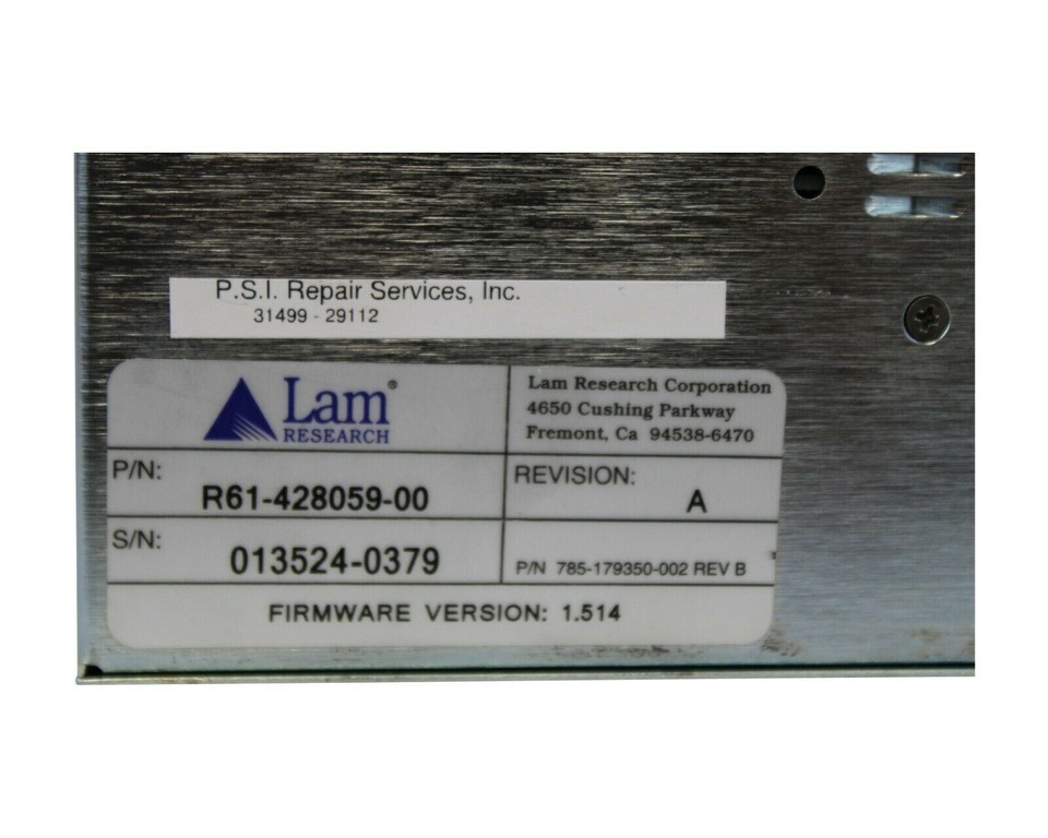 LAM REASEARCH VECTOR EXTREME EIOC 1 R61-428059-00 | eBay