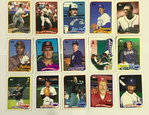 1989 Topps baseball card lot - 15 cards, ungraded | eBay