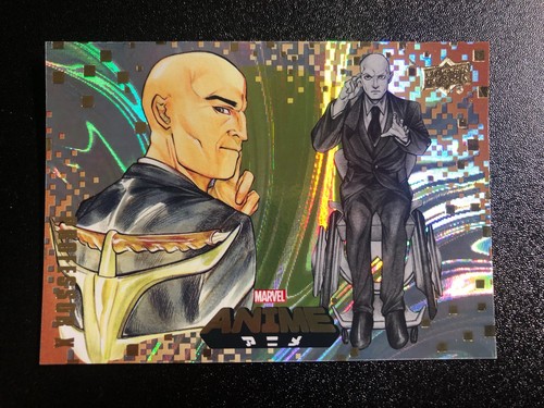 2020 Upper Deck Marvel Anime Japanese 🔥 PROFESSOR X MEGA MOON PARALLEL ...