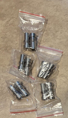 PL-259 UG-176 Reducer for RG-8X Mini-8 RG-59 Coaxial Cable Pack LOT 10 ...