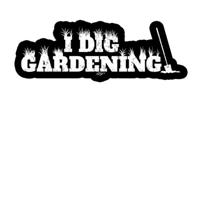 2 x Large Car Stickers i dig gardening Decal Bumper Truck Laptop Window ...