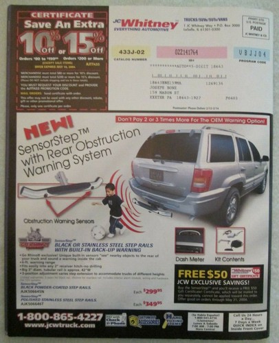 JC Whitney Truck and Automotive Catalogs - 2003 & 2004 | eBay
