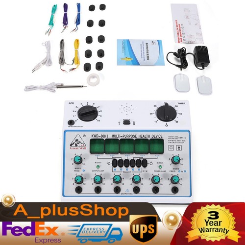 Acupuncture Stimulator Electric Nerve Muscle Massager Care Device 6 ...