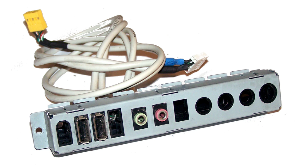 HP Compaq dx2400 Microtower PC Front Input/Output Interface Ports ...