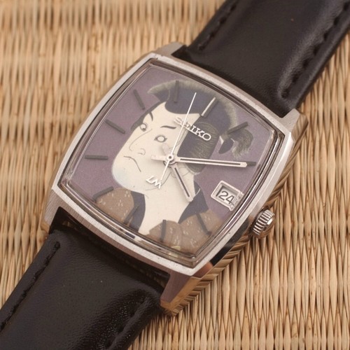 1970's Vintage Seiko LOADMATIC LM 5605-5000 Automatic Ukiyo-e Dial ...