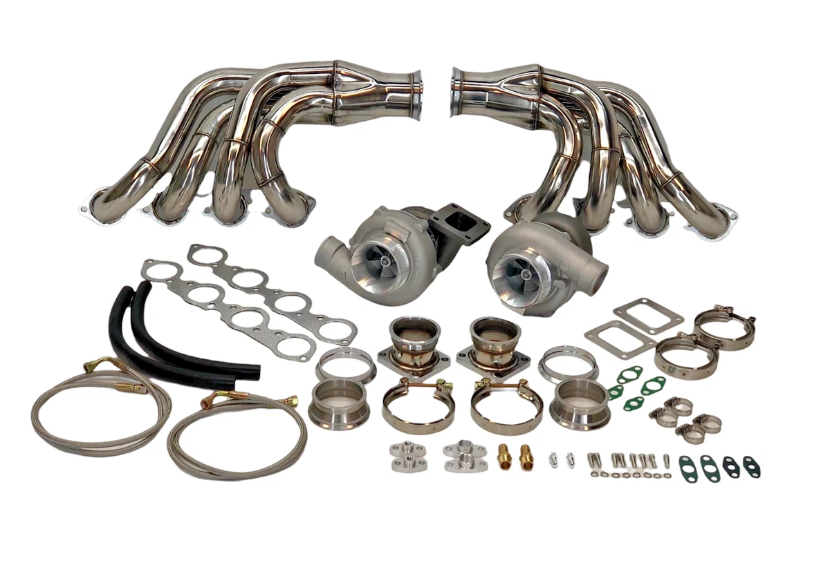 NEW Big Block Chevy Twin Turbo Kit BBC 366 396 402 427 454, 45% OFF