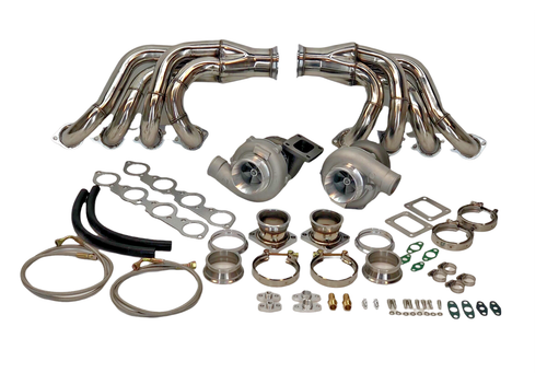 Big Block FOR Chevy Twin Turbo kit BBC 366 396 402 427 454 Package Huge ...