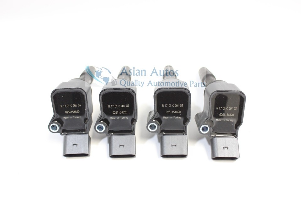 Eldor Ignition Coils 4 x 04E905110K For Volkswagen Jetta 1.4L 2013-2018 ...