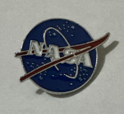 NASA Vector Logo Enamel Lapel Hat Pin Button Aeronautics & Space ...
