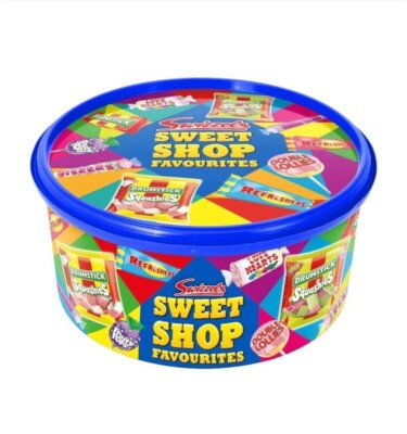 SWIZZELS Sweet Shop Favourite TUB HALLOWEEN , CHRISTMAS GIFT, PARTY BOX ...