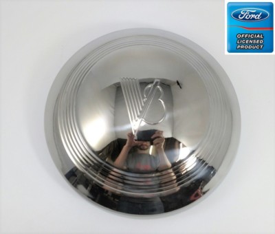 Single (1) 1940-41 Ford Pickup Truck V8 Stainless Hubcap 40 Ford ...