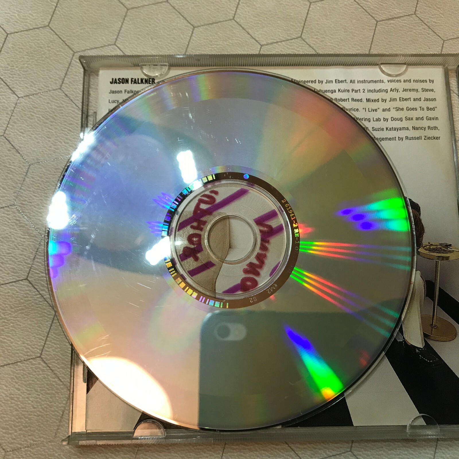 Jason Falkner Presents Author Unknown CD 1996 Elektra Records Jellyfish ...