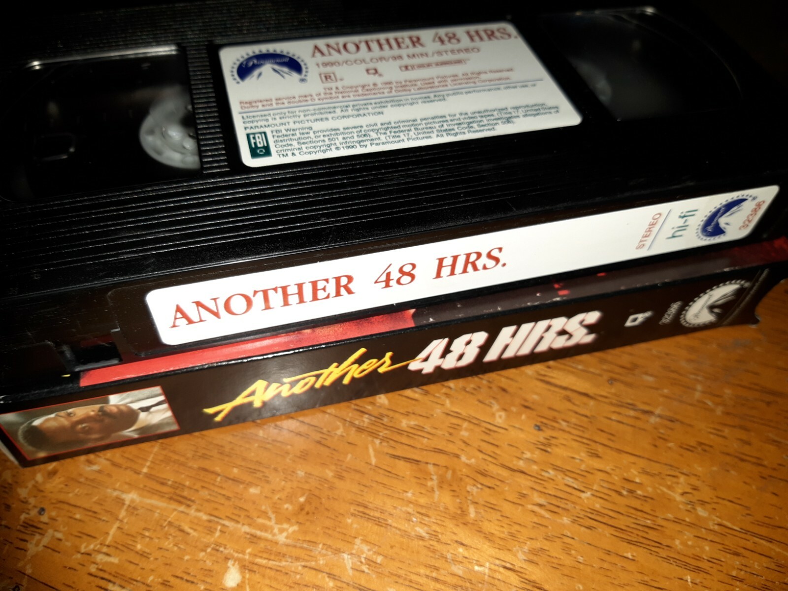 ANOTHER 48 HRS VHS / EDDIE MURPHY, NICK NOLTE / EXCELLENT tested ...