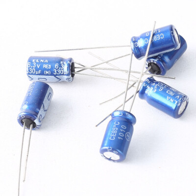 20pcs ELNA RE3 6.3V 330UF 6.3X11mm audio electrolytic capacitor 330uF 6 ...