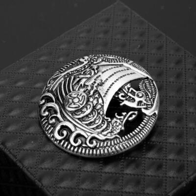 Medieval Viking Brooches Coat Cloak Pin Amulet Badge Jewelry Silver ...