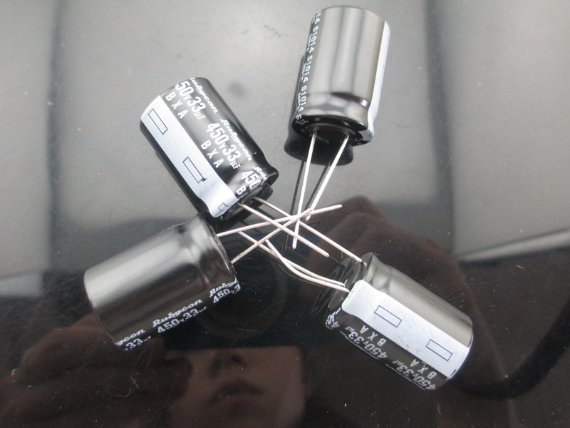 20pcs RUBYCON BXA 33mfd 450v 33uf 18x25mm long life electrolytic Capacitor 105℃ | eBay