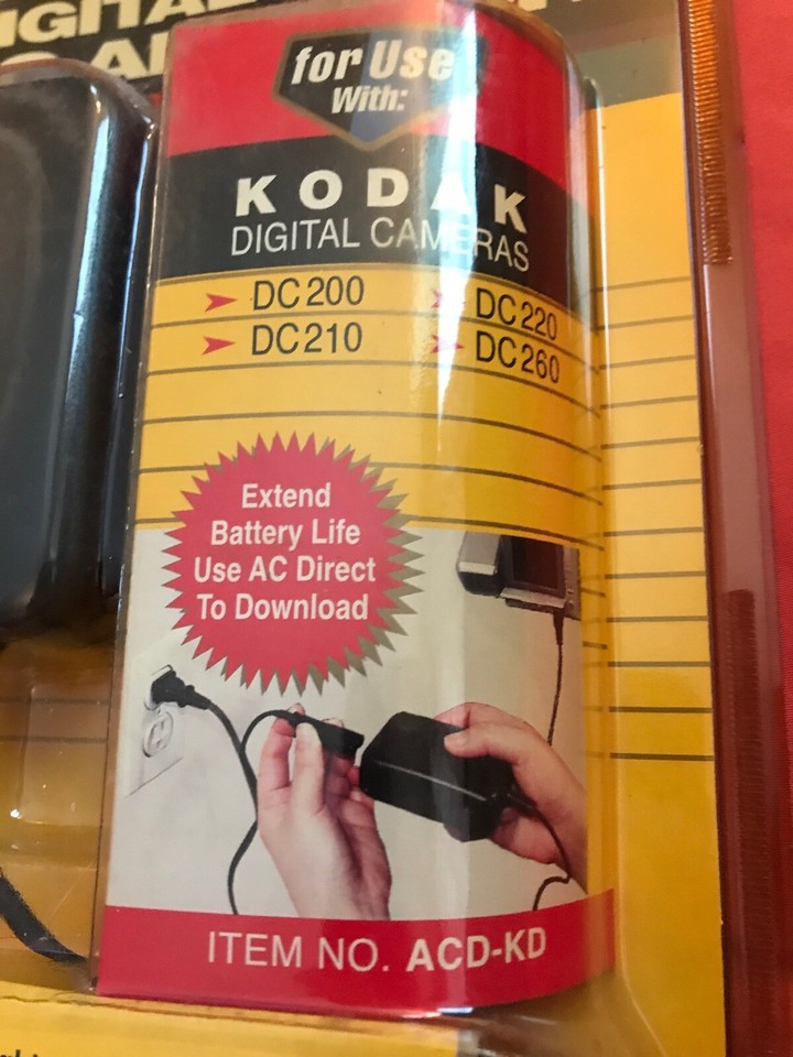 ACDirect Digital Camera AC Adaptor Kodak & Epson Digipower Solutions ...