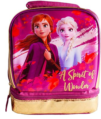 DISNEY FROZEN 2 ANNA & ELSA BPA &Lead-Free Insulated Dual Chamber Lunch ...