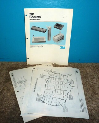 3M Textool Zip Sockets Brochure 1981 Original | eBay