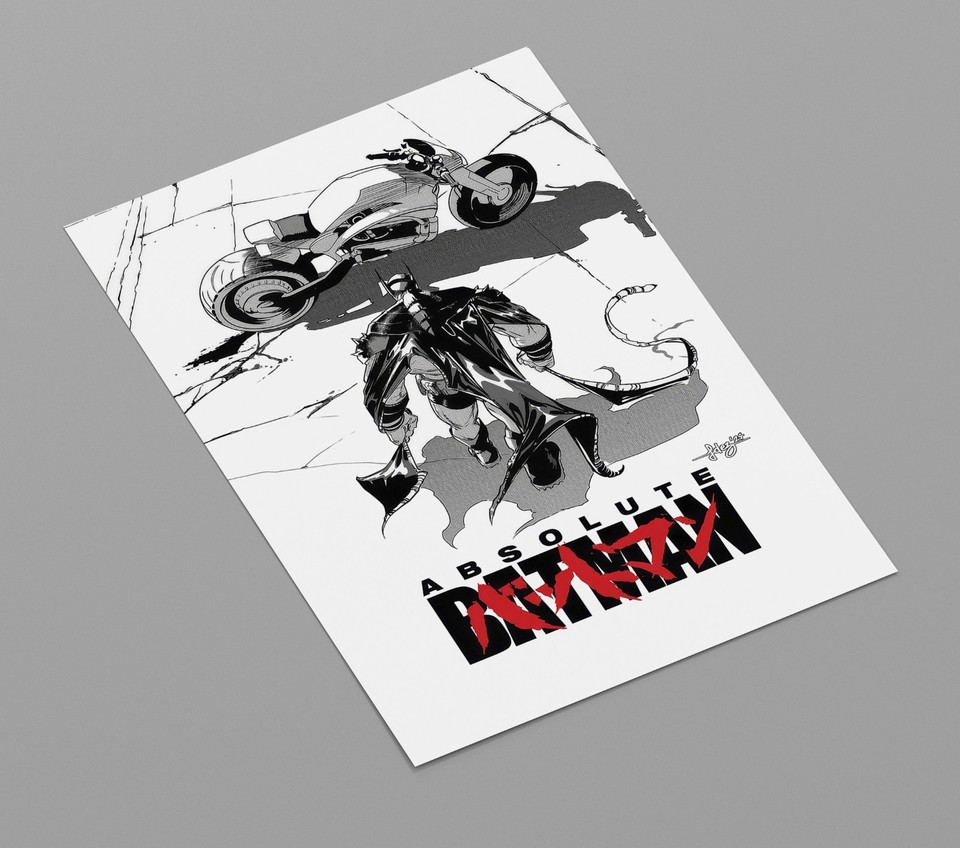 Absolute Batman Akira Homage Premium Giclee Print 11" x 17" DC Comics ...