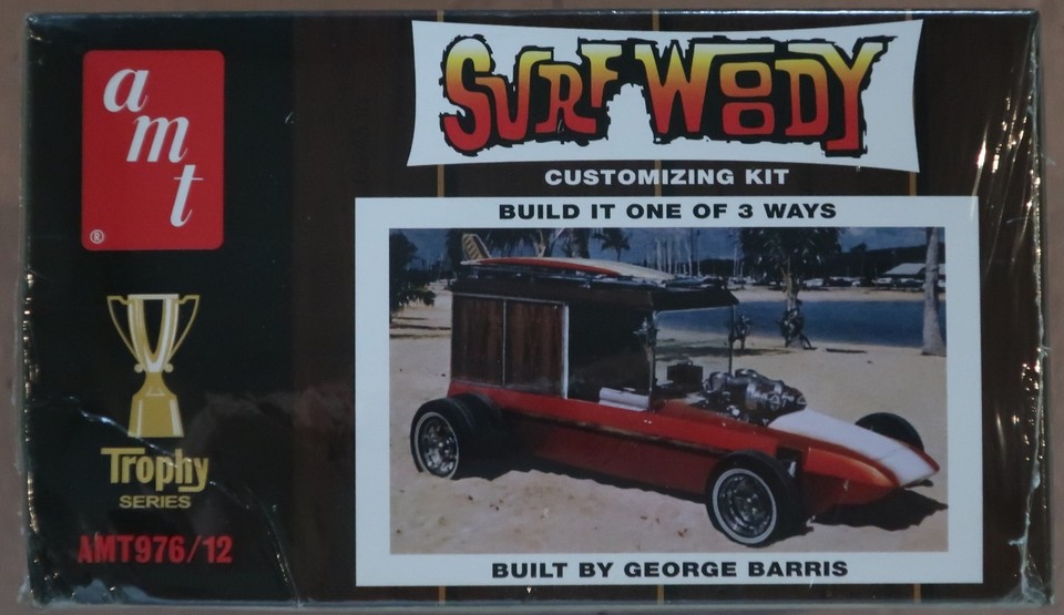 Surf Woody George Barris Custom Hot Rod AMT Model Kit 3 ways NEW SEALED ...