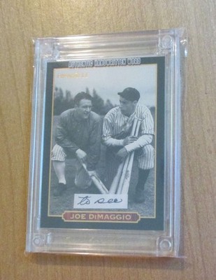 2025 Jersey Fusion Baseball Authentic Handwritten Word Joe DiMaggio "to ...