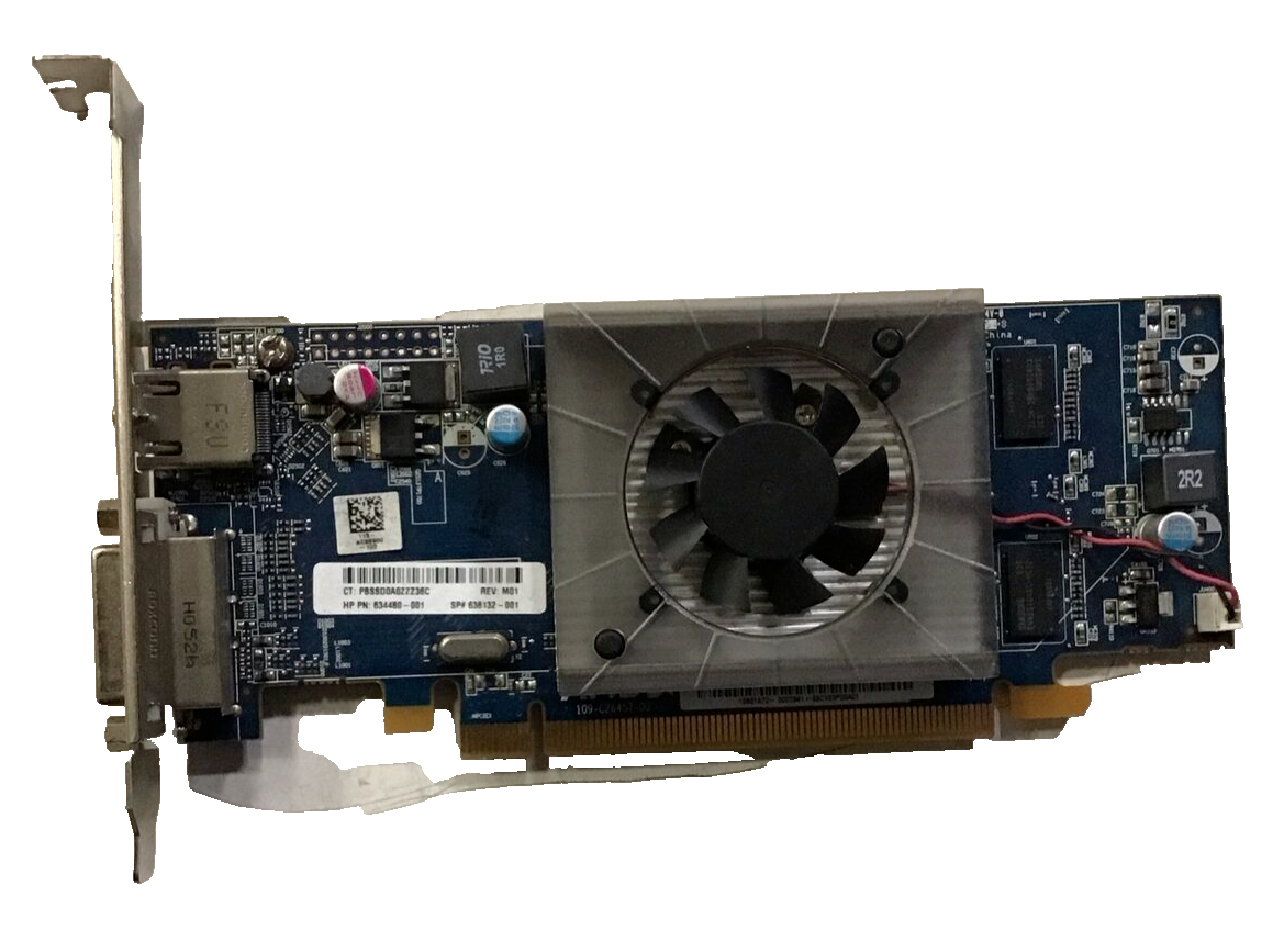 HP AMD Radeon HD 6450 1GB DDR3 HDMI DVI Graphics Card 634480-001 (LOT ...